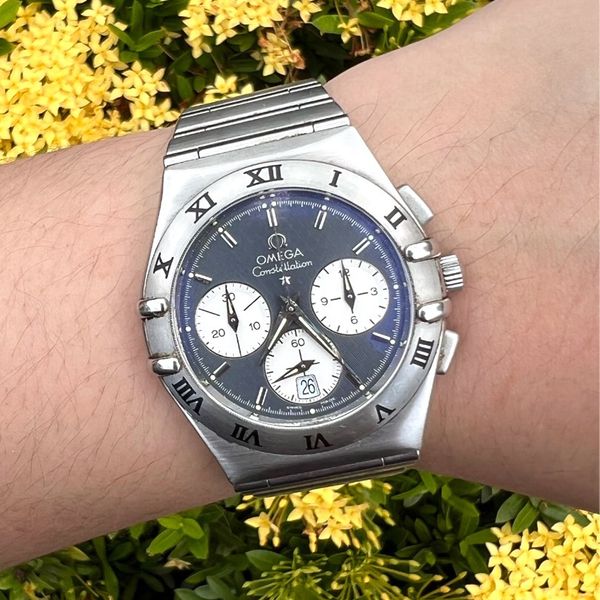 [ Full Set ] Omega Constellation Double Eagle Chronograph 1542.40.00 ...