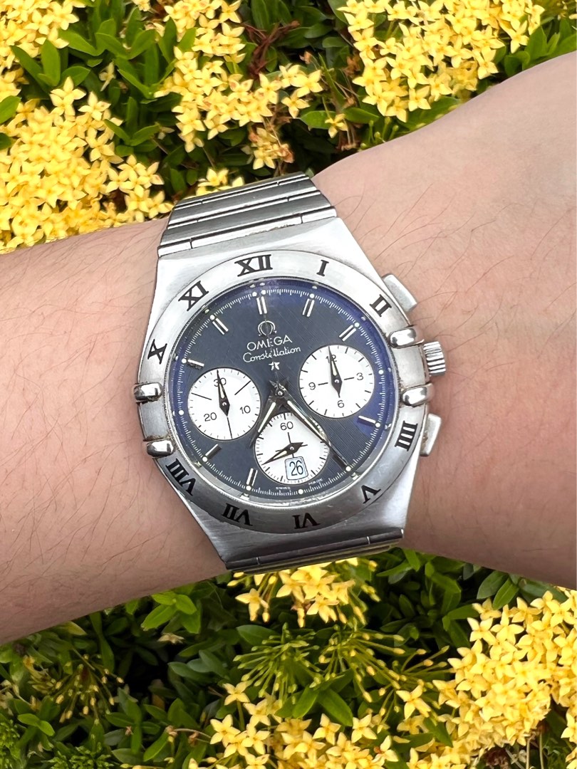 [ Full Set ] Omega Constellation Double Eagle Chronograph 1542.40.00 ...