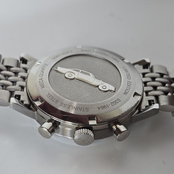 Dan Henry 1946 Gran Turismo Bicompax Chronograph Watch Men's Quartz ...
