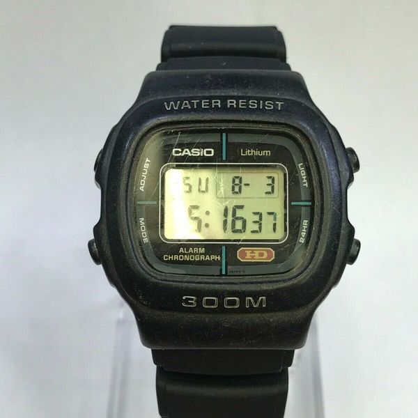 Casio DW-300 Vintage Rare Chrono alarm 300M WR original Digital Watch ...