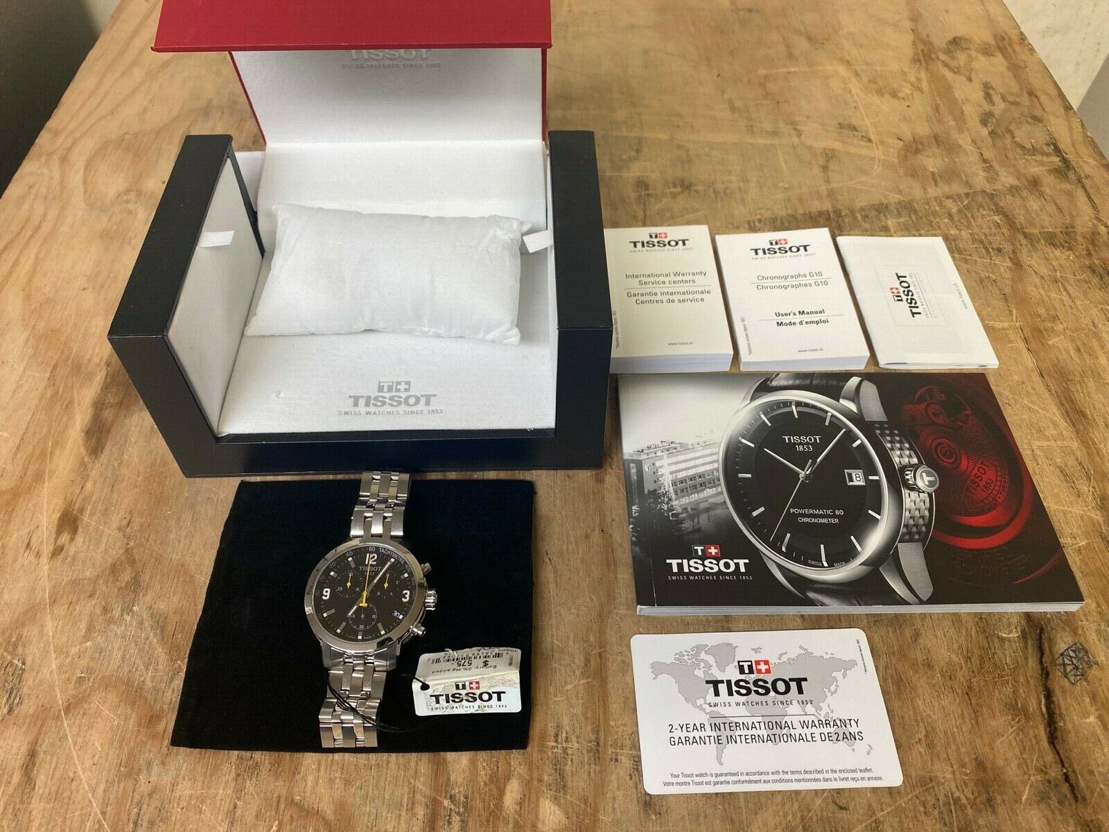Men's Tissot PRC 200 T055417A Stainless Steel Chronograph Swiss Watch | WatchCharts