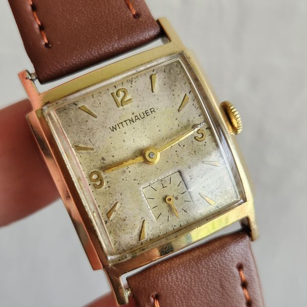 Vintage Longines wittnauer men's manual wind watch Revue 76 10K G.F ...