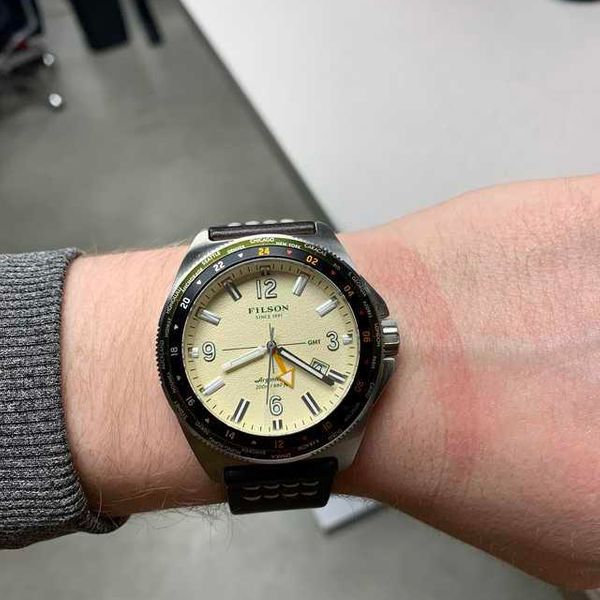 [WTS] Filson x Shinola Journeyman GMT REDUCED | WatchCharts Marketplace