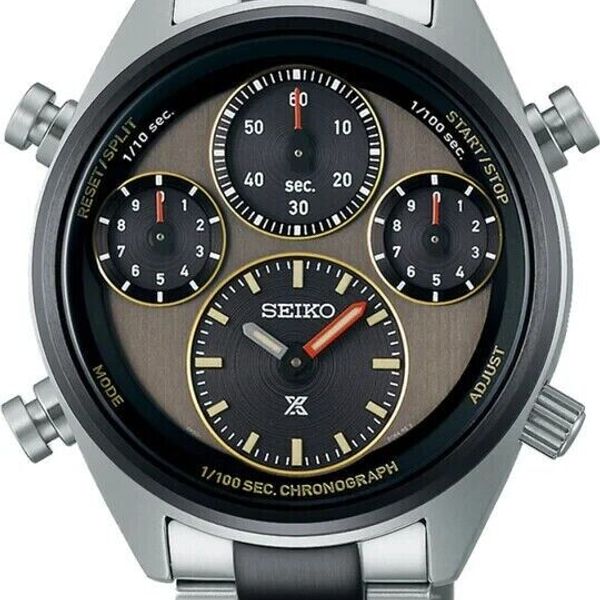 Seiko Prospex Speedtimer 1/100 Second Solar Chronograph Limited Edition ...