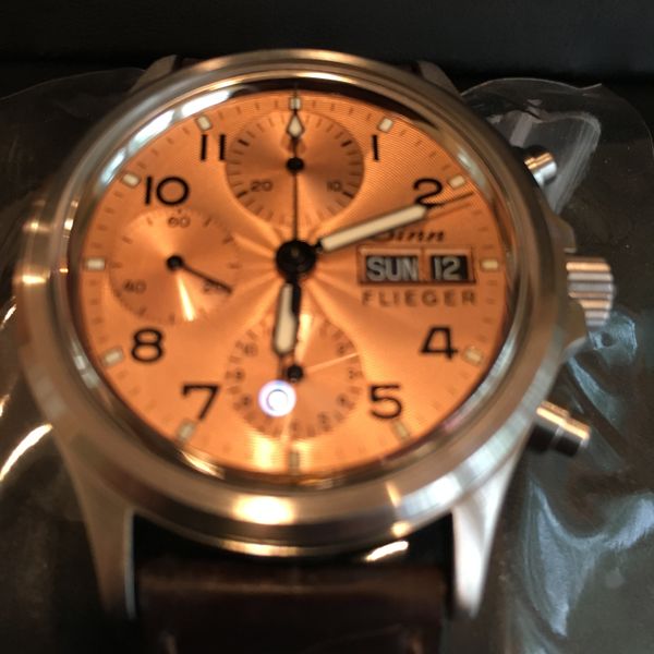 Sinn 356 Sa II Copper Dial, transparent back | WatchCharts Marketplace