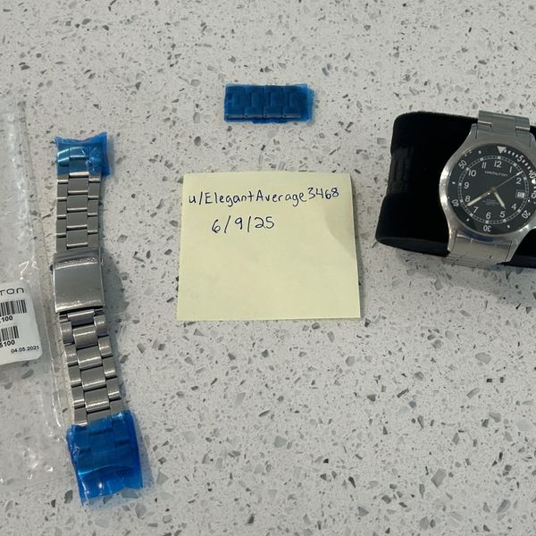 [WTS] Hamilton Khaki Navy - discontinued dual crown internal bezel ...