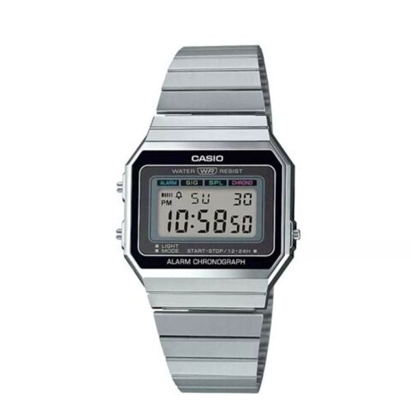 Casio A700W-1A, Digital Watch, Chronograph, Alarm, Day/Date, Thin Case ...