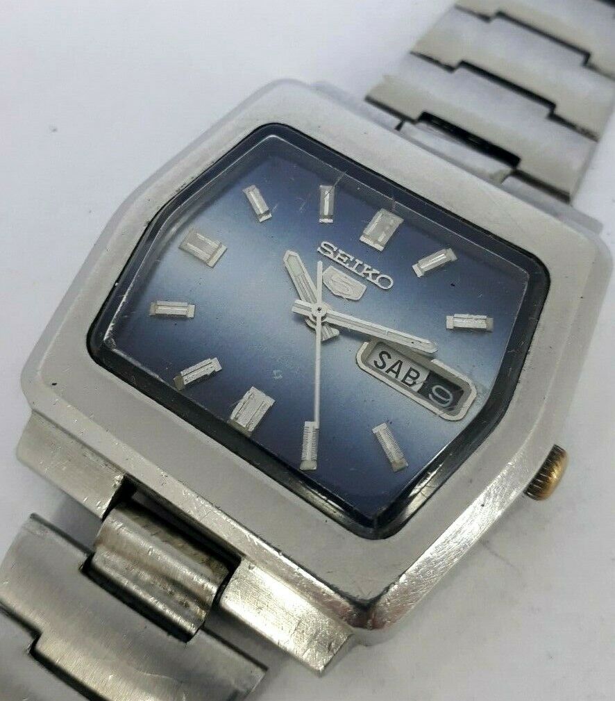 Vintage Seiko Square,6119-5460 Movement Automatic 21 Jewels, Dial two ...