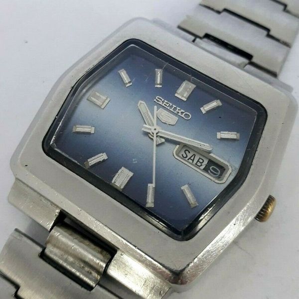 Vintage Seiko Square,6119-5460 Movement Automatic 21 Jewels, Dial two ...