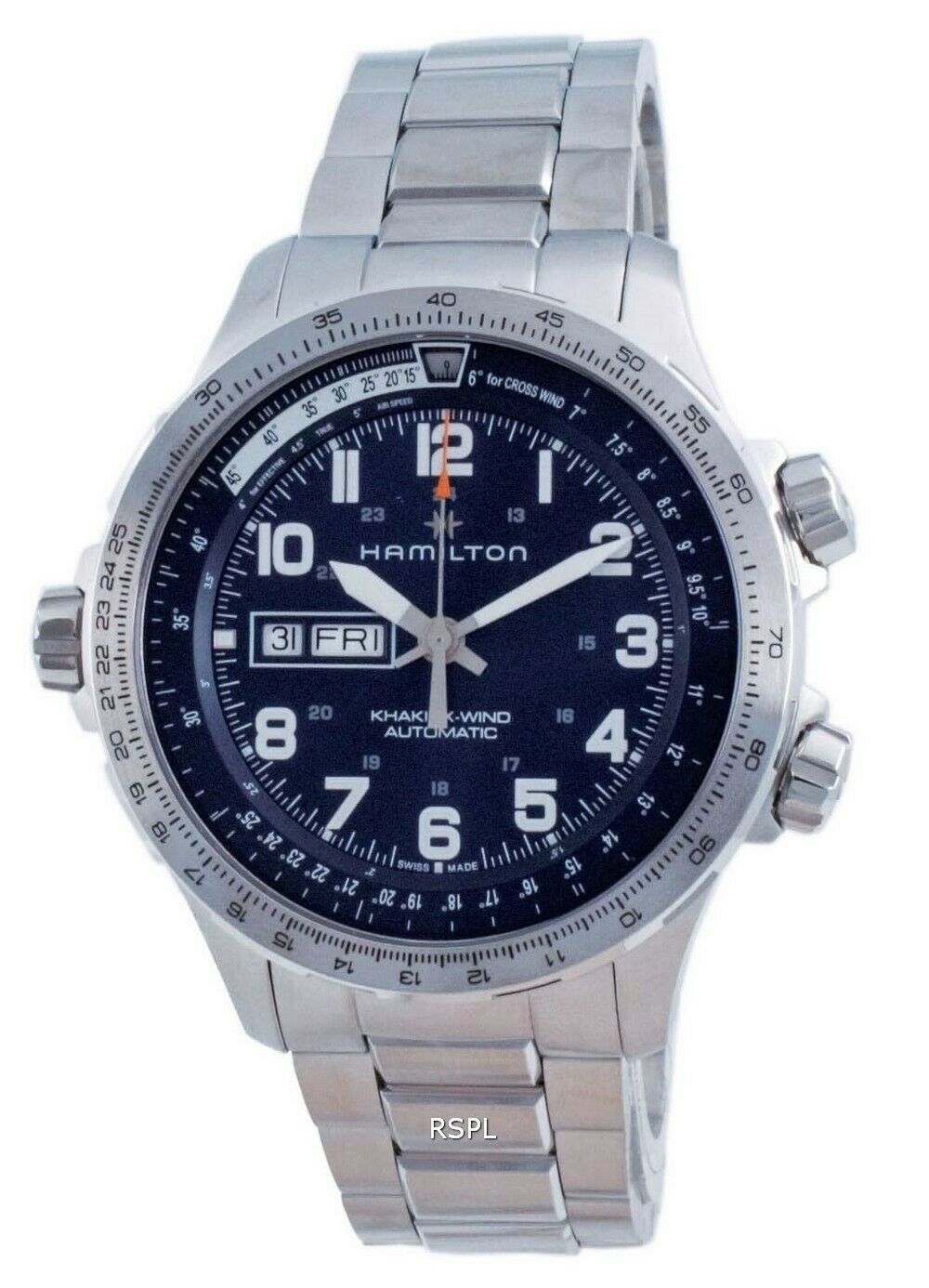 Hamilton Khaki Aviation X Wind Day Date Auto Blue (H77765141) Market ...
