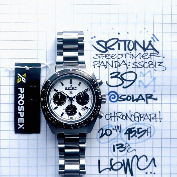 [WTS] Seiko Prospex Speedtimer SSC813 aka Seitona | WatchCharts