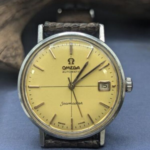 Vintage 1960s OMEGA Seamaster SS Auto Cal.562 Menâ s Watch SERVICED ...
