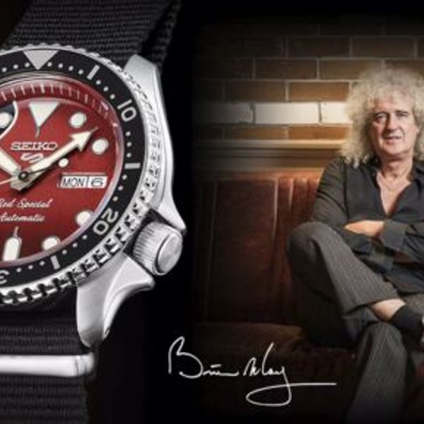 SEIKO 5 Sports SRPE83 Brian May Limited Edition Queen. USA Seller ...
