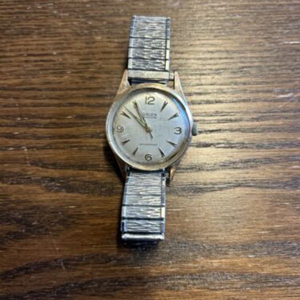 James Bond 007 Gold Gruen Precision 510 White Dial | WatchCharts ...