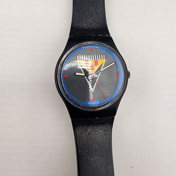 VINTAGE SWATCH GB110 LANCELOT WATCH 1986 SWISS MADE WORKING ...
