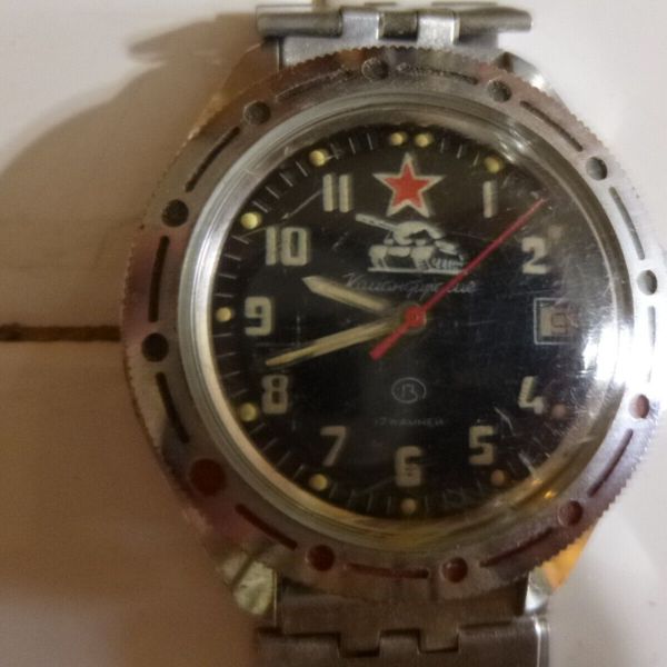 Wristwatch Russian Vostok Tank Commander Ussr Estate Sales W2 ...