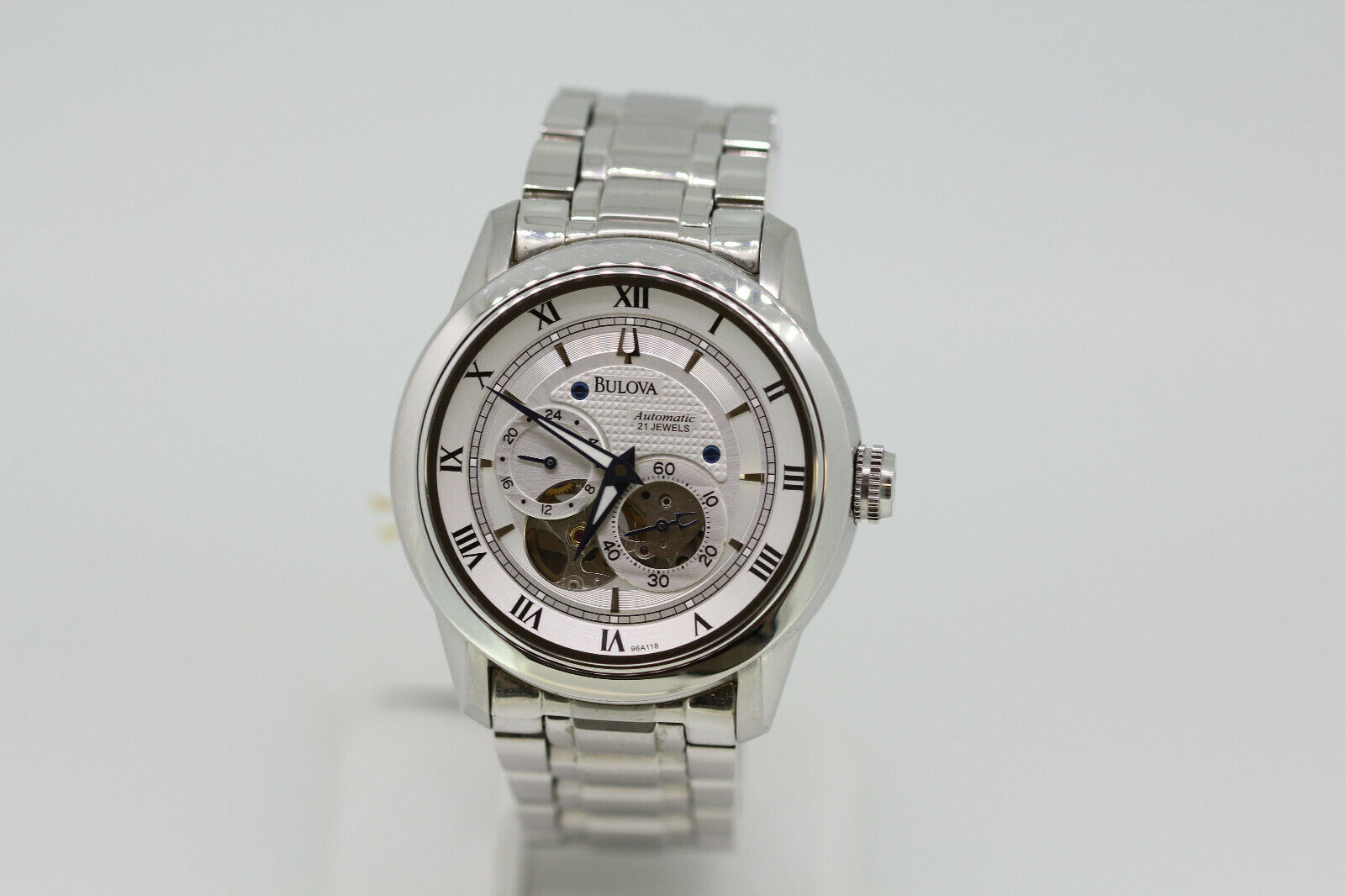 Bulova C860933 Stainless Steel Automatic Chronograph Men's Wristwatch 96A118 | WatchCharts