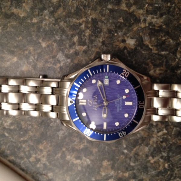 Alpha Seamaster Blue Wave Dial Limited Edition $75 shipped | WatchCharts