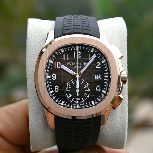 FS: Patek Philippe 5968R-001 Rose Gold Aquanaut Watch New | WatchCharts ...