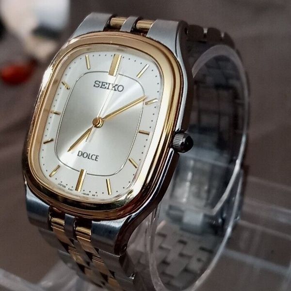 Gorgeous Two-Toned Seiko Dolce 8J41 Women's Watch ~ Runs & Keeps Time ...