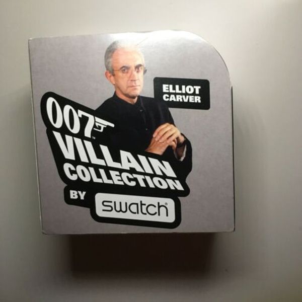 Swatch Watch James Bond 007 Villain Collection Elliot Carver SUJK 138 ...