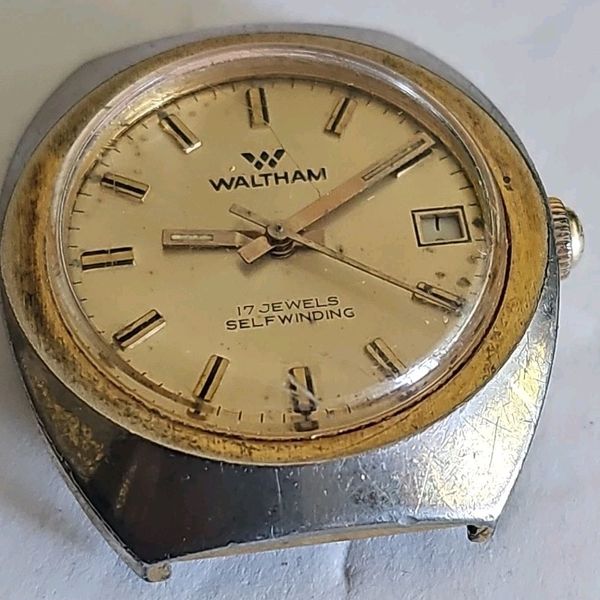 Vintage Waltham Self Winding Men's Watch For Parts Or Not Working ...