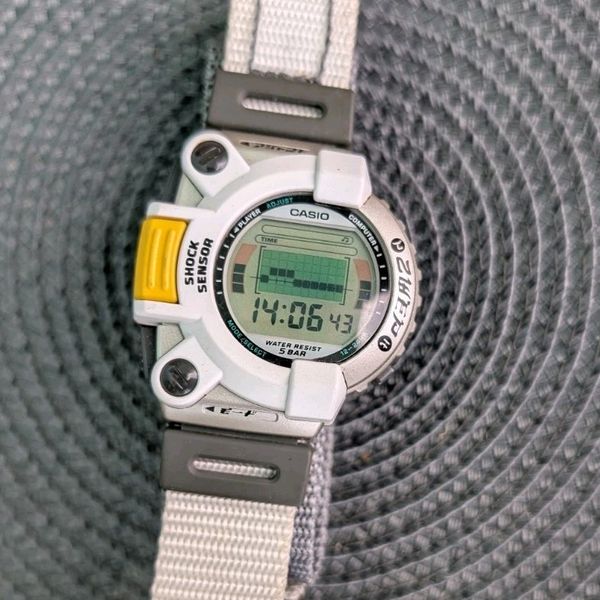 Vintage Casio JG-310 Shock Sensor Reflex Game Watch Rare Retro Digital ...