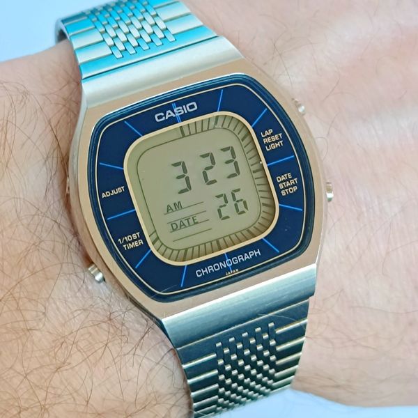 Mens Vintage Digital Watch Casio Casiotron Chronograph 56CS-50 Mar 1980 ...