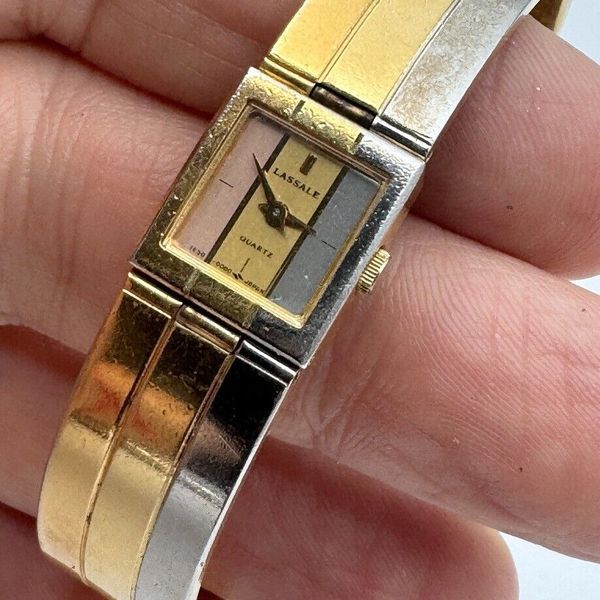 VINTAGE SEIKO LASALLE TRI COLOR ORIGINAL BANGLE BRACELET JUST SERVICED | WatchCharts Marketplace