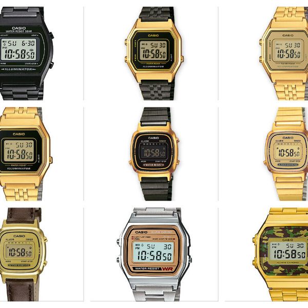 Casio Watch Man Woman Camouflage Vintage Shiny Gold Classic 2017 NEW ...