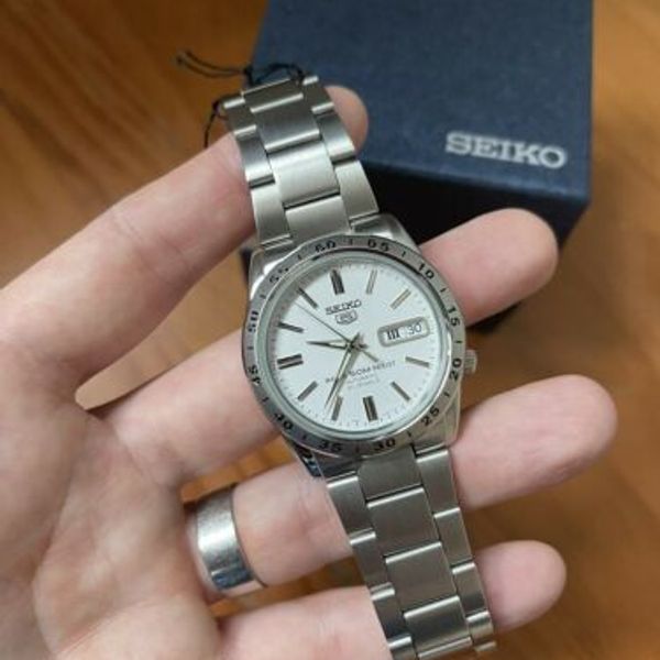Seiko 5 ‘Explorer 2’ Automatic SNKD97K1 polar white dial new UK Seller ...