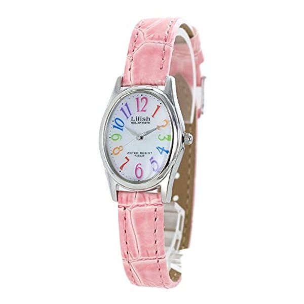 [Lilish] Lilish Ladies Solar Citizen Enamel Leather Watch Pink H007-906 ...