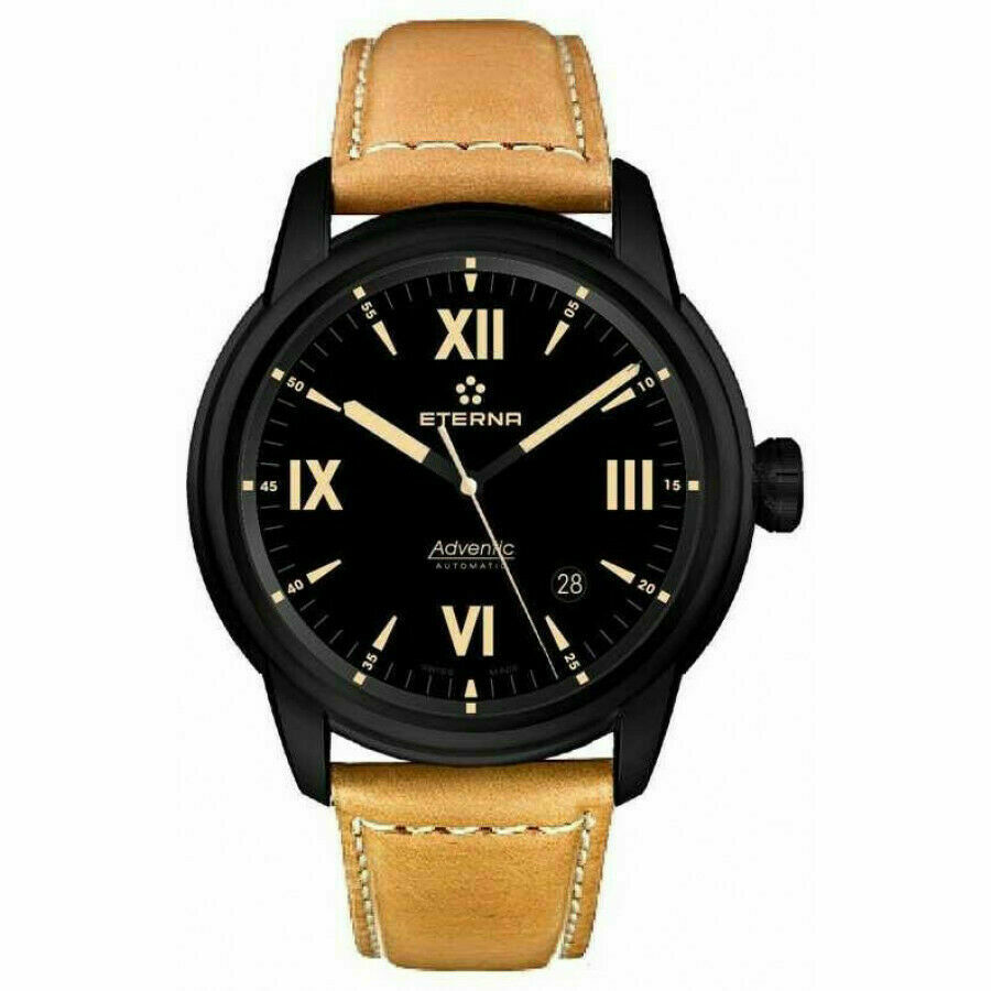 Eterna Adventic Date Full Black (2970.43.42.1353) Market Price ...