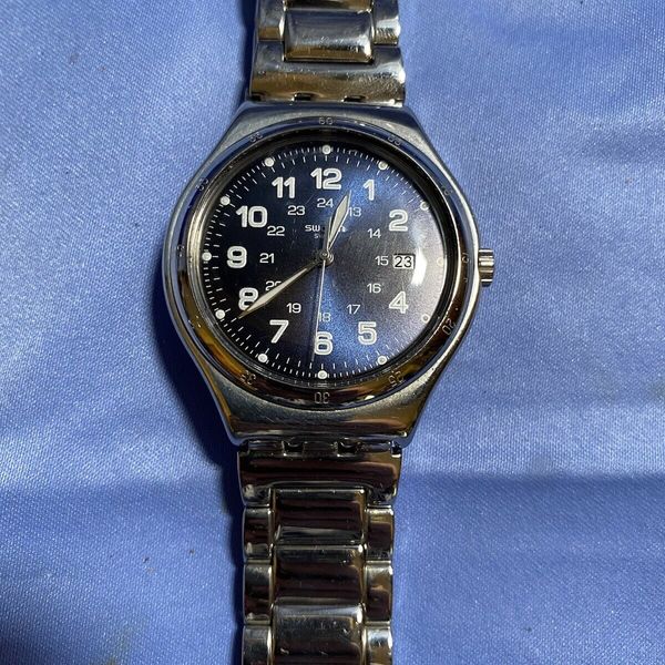 Swatch Blue Boat Stainless Steel Watch New Battery | WatchCharts ...