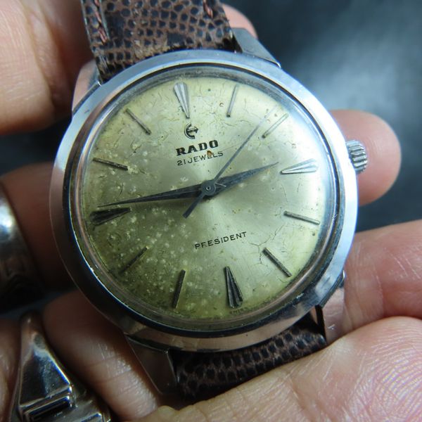 Swiss Made Rado President Manual Winding Men Watch | WatchCharts ...