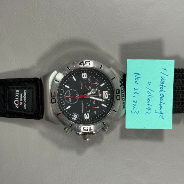 [WTS] Sector Expander 308 Black Dial Quartz Chronograph - $150 ...