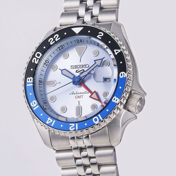 Seiko 5 Sports GMT SSK029 Ice Blue Limited Edition Menâ s Watch ...