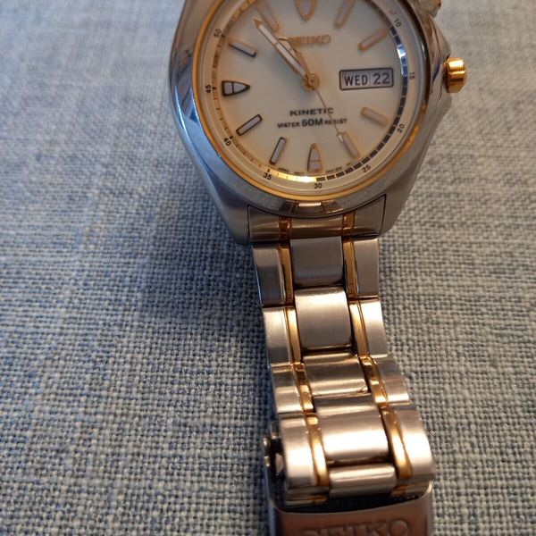Gents Seiko Kinetic Watch 5M63-0CB0 - 50m - Please Read - Spares or ...