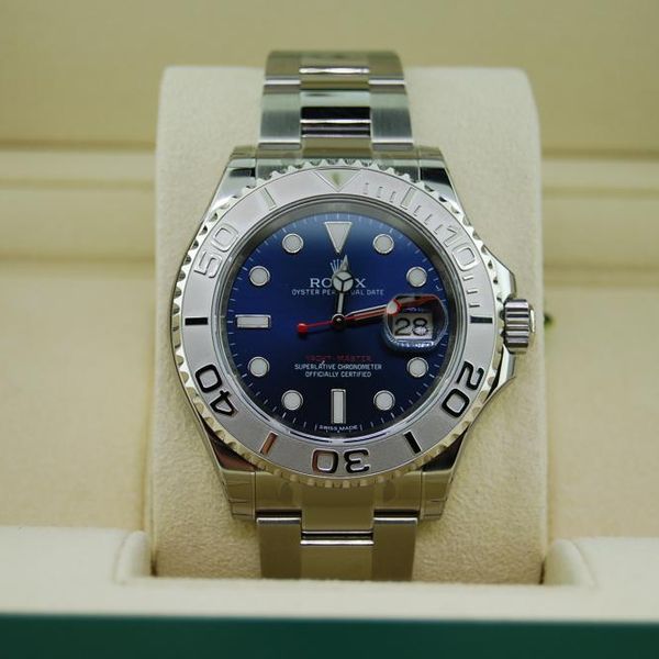 FSOT: BNIB Rolex Yachtmaster 116622 Blue dial Random Serial Complete ...
