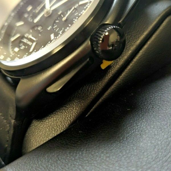 NEW BULOVA LUNAR PILOT SPECIAL EDITION MOON WATCH CASE BLACK PVD CASE ...