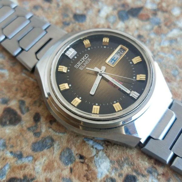 Vintage Seiko Elnix Kanji 0703 7000 July 1973 JDM 37 mm Rare Dial ...