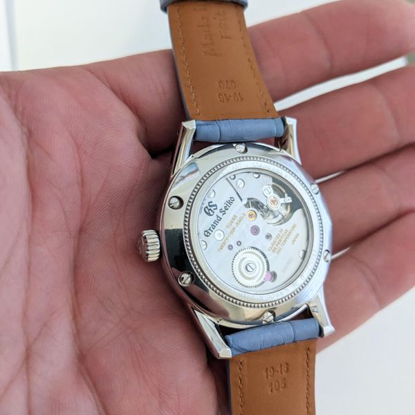 [WTS] Grand Seiko SBGW281 - PRICE REDUCED - Textured Champagne Dial - Extra Strap | WatchCharts