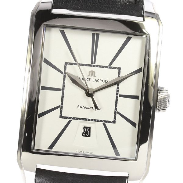 [MAURICE LACROIX] Maurice Lacroix Rectangular PT6127 Date Automatic Men ...