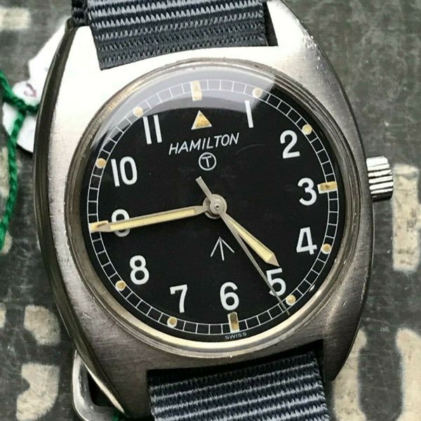 Serviced - Hamilton W10 1973 British Army issued watch - hacking ...