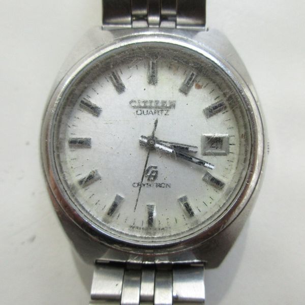 Citizen vintage Crystron 8630 men's watch Quartz - running ...