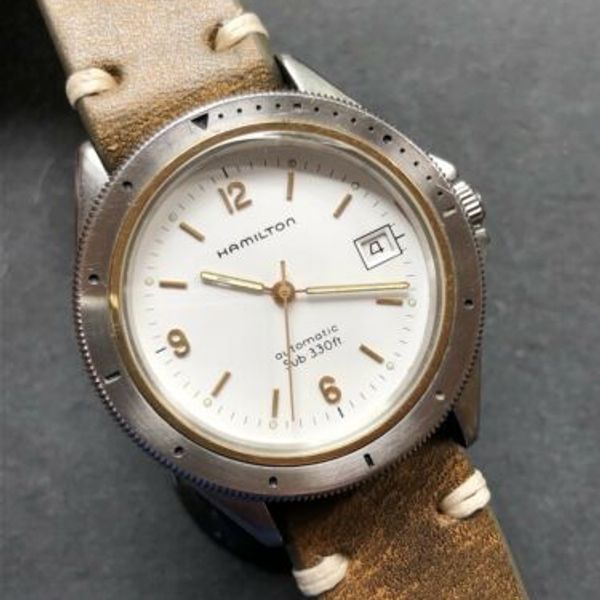 Vintage Hamilton Sub 330 Automatic Mens Diver Watch ETA 2892-2 Ref ...