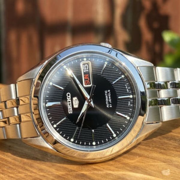 Seiko 5 Automatic Watch SNKL23 / SNKL23K1 Classic Dress Watch | WatchCharts