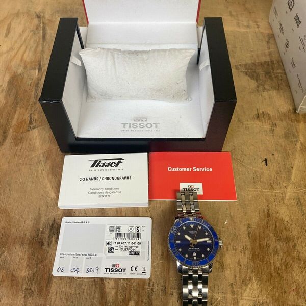 Tissot Seastar 1000 Powermatic 80 T120407A Automatic Stainless Steel ...