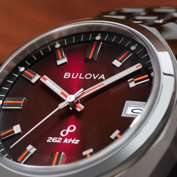 New Bulova Jet Star 50th Anniversary Edition Merlot Red Dial Watch ...