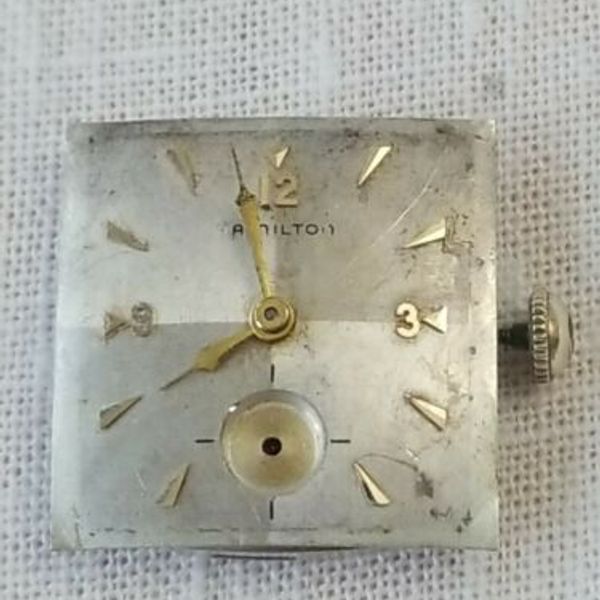 VTG Hamilton Manual Wind Watch Mvmt 770 for Parts or Repair 22 Jewel ...
